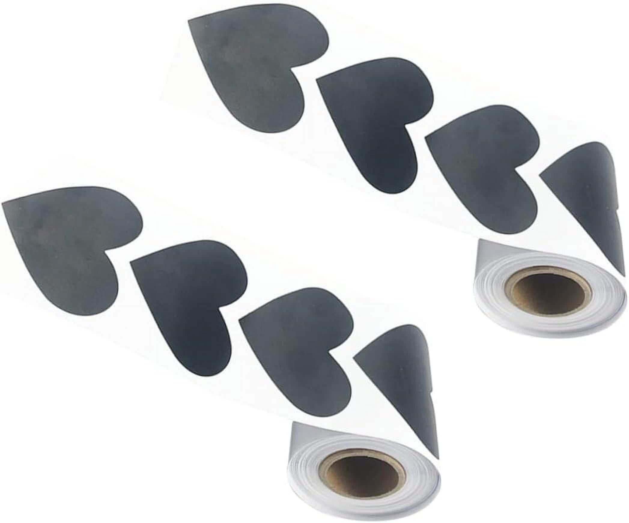 2 Rolls Colored Labels Color Stickers Sticker Labels Heart Stickers ...