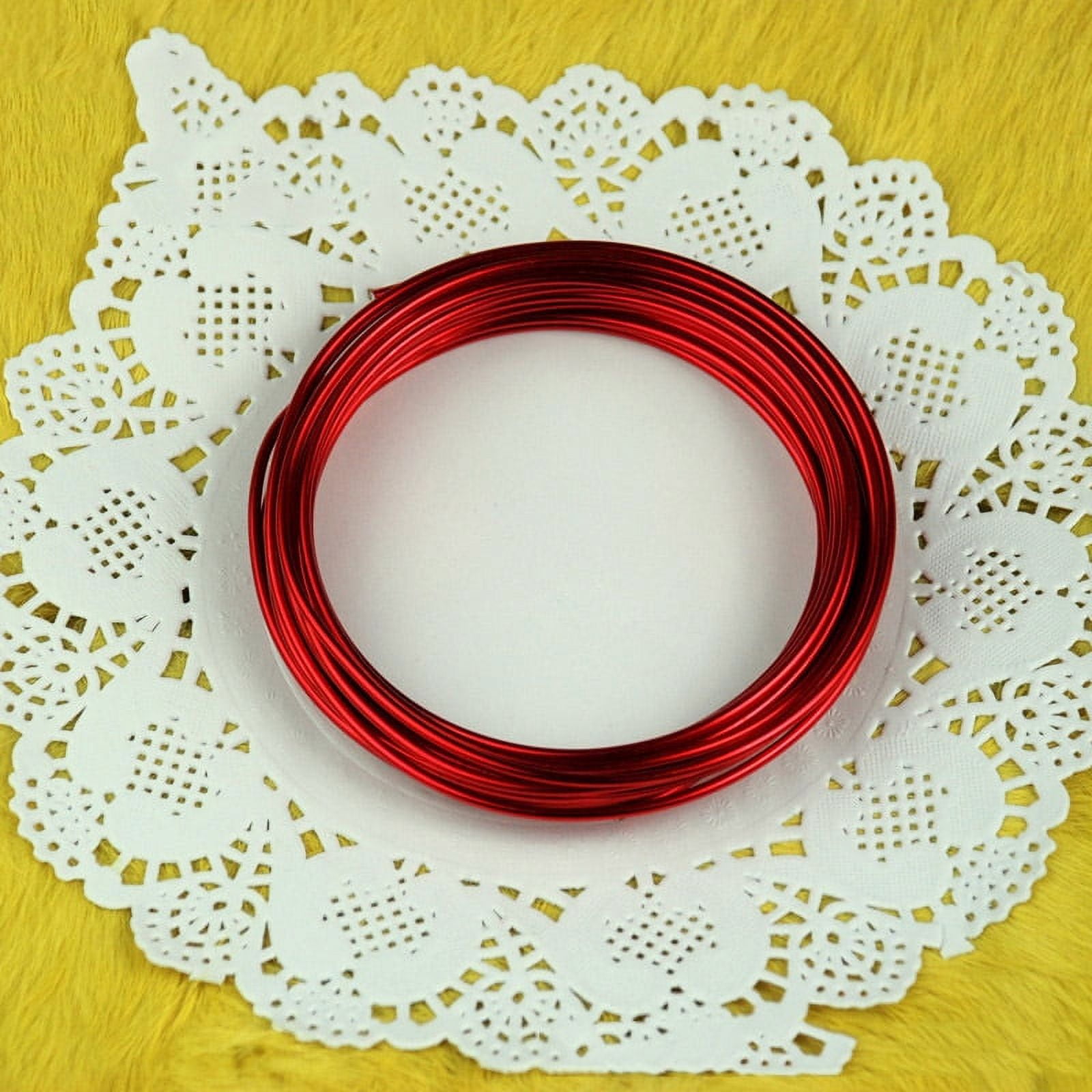 2 Rolls Colorful Aluminum Wire Metal Armature Wire Bendable Sculpting ...