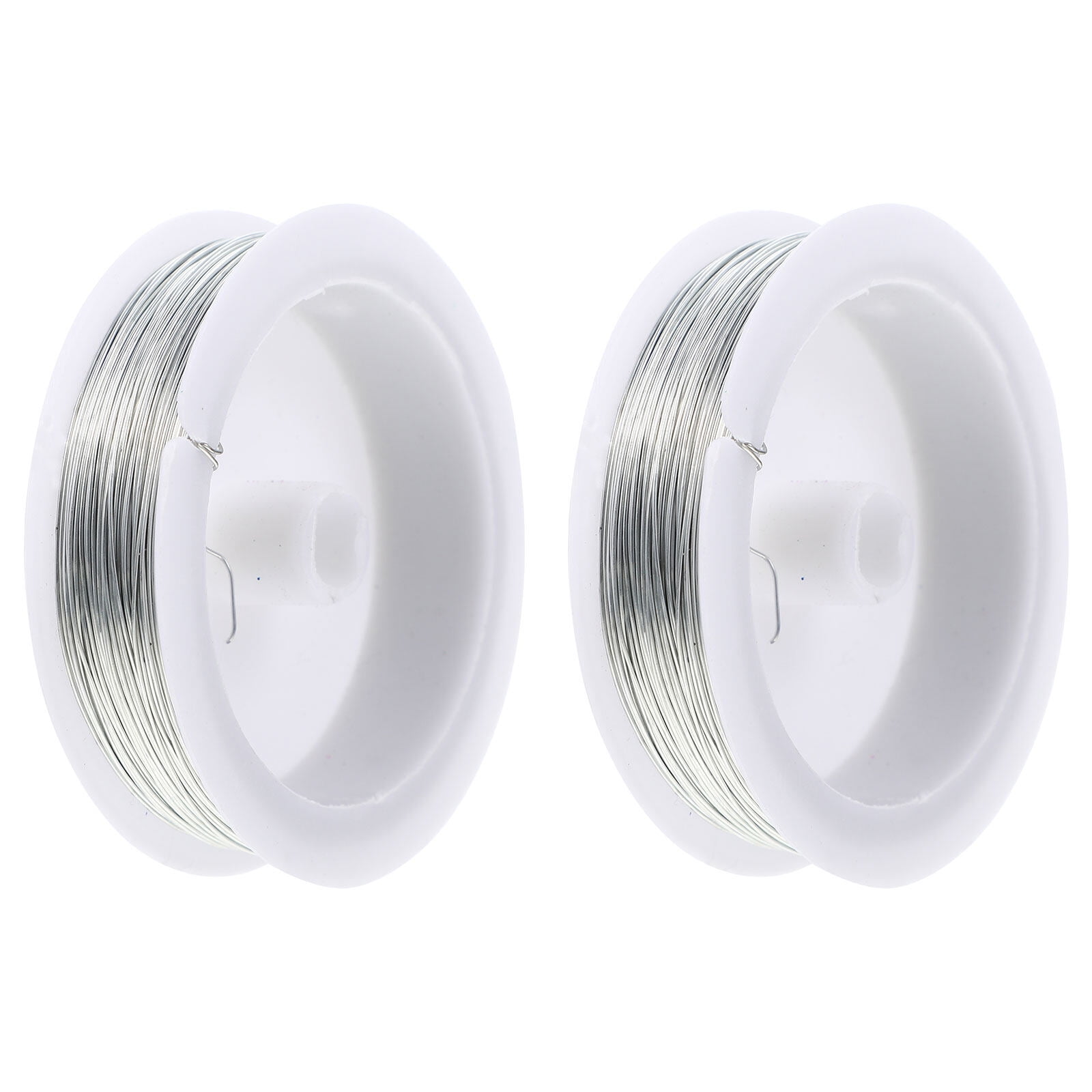 2 Rolls DIY Thin Wire Colored Wires Colorful Jewelry Galvanized Bailing ...