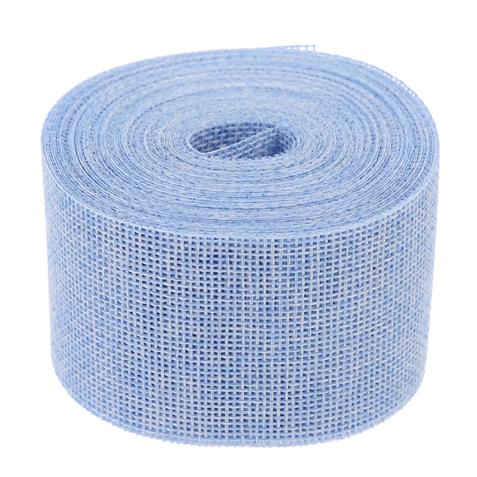 2 Rolls Decor Ribbon for Flower Bouquet Bows Imitation Linen Webbing ...