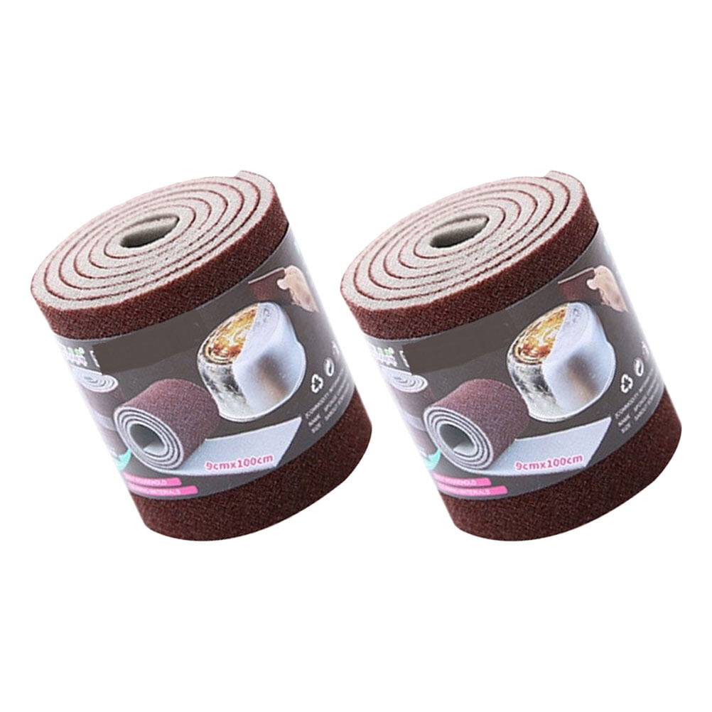 2 Rolls Dishwasher Liquid Baking Soda Emery Multi-function Sponge Dad ...