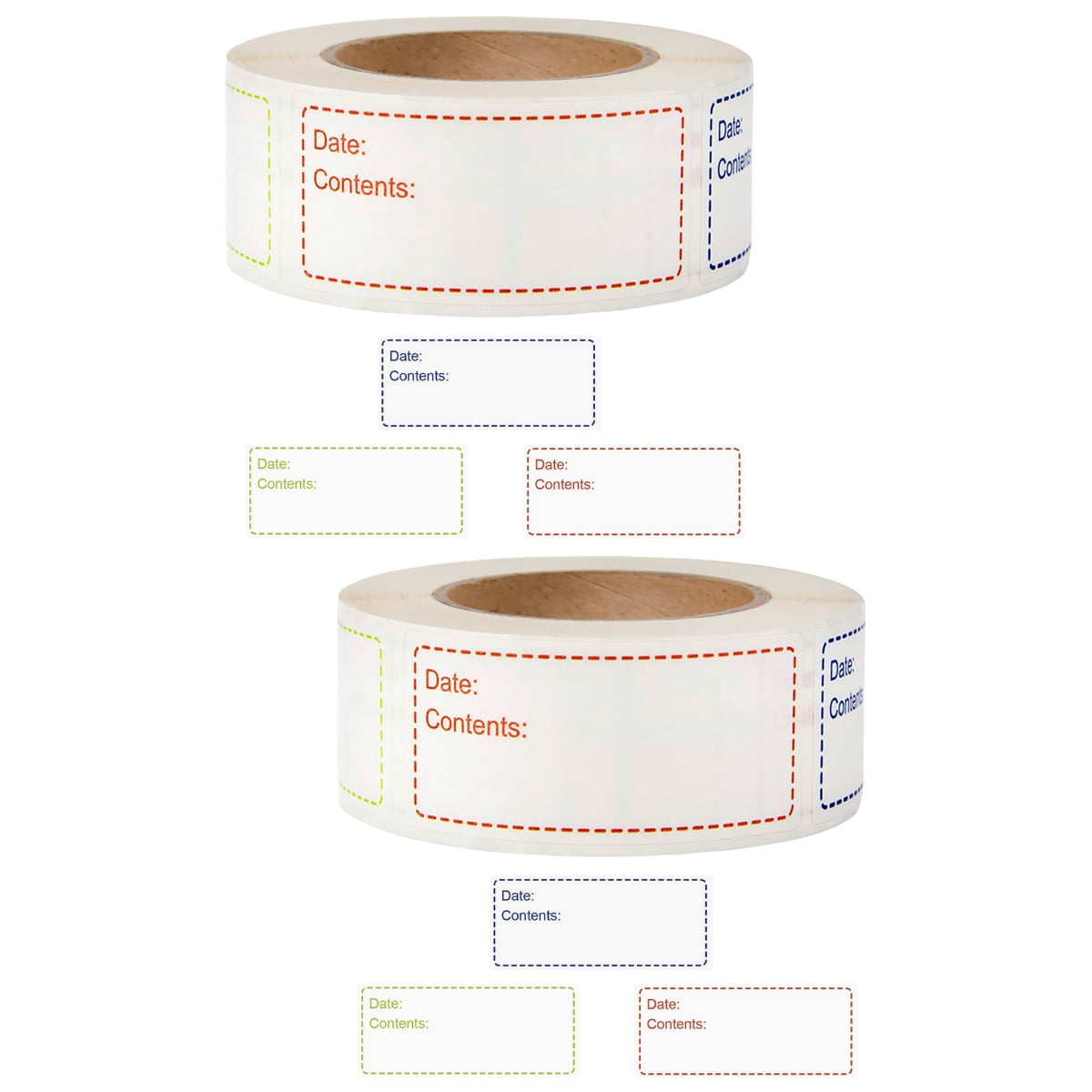 2 Rolls Dissolvable Labels Mark The Date Stickers - Walmart.com