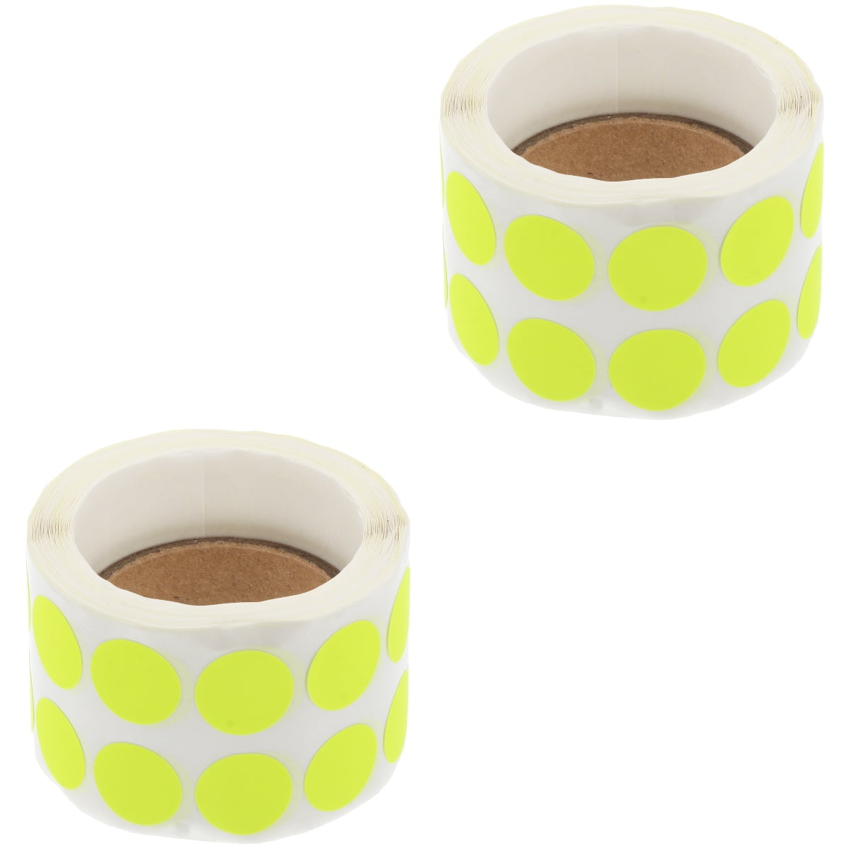 2 Rolls Dots Color Coded Stickers Lightweight Stickers 1.4X1.4X0.1CM ...