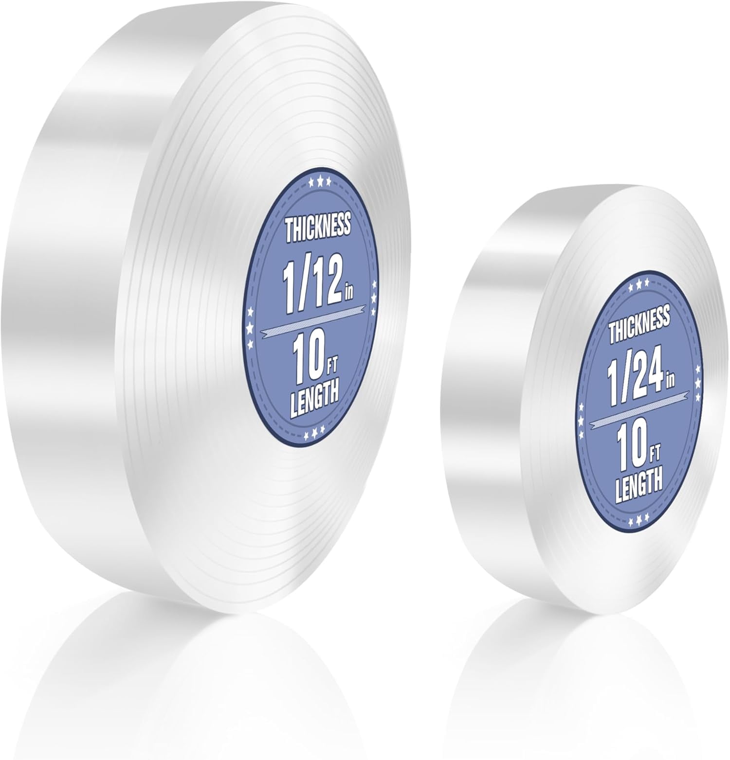 2 Rolls Double Sided Tape , Clear Nano Tape, 0.8'' x 120'' Two Sided ...