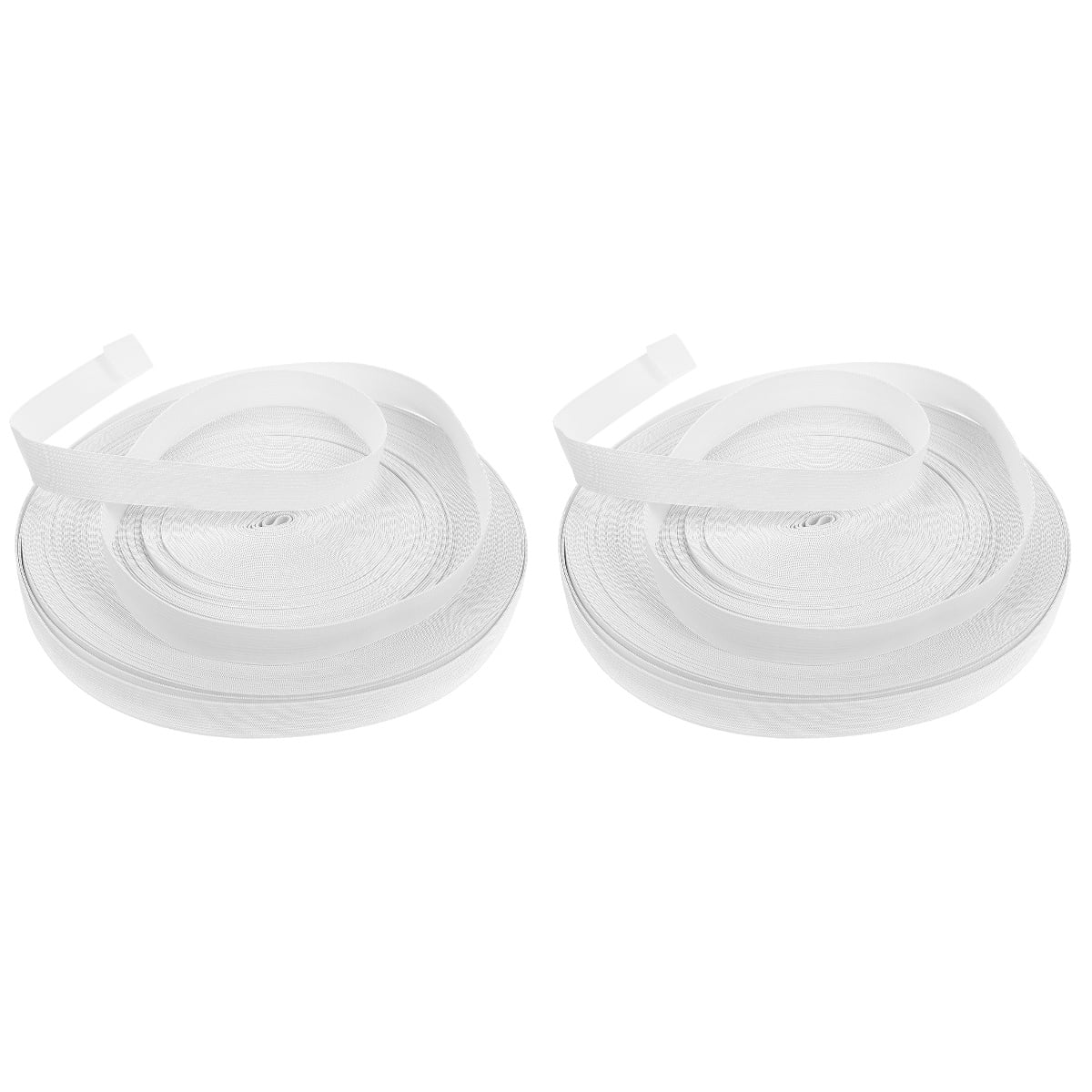 2 Rolls Elastic Band Costume Ribbon Sewing Spool Flat Cord Stretch ...