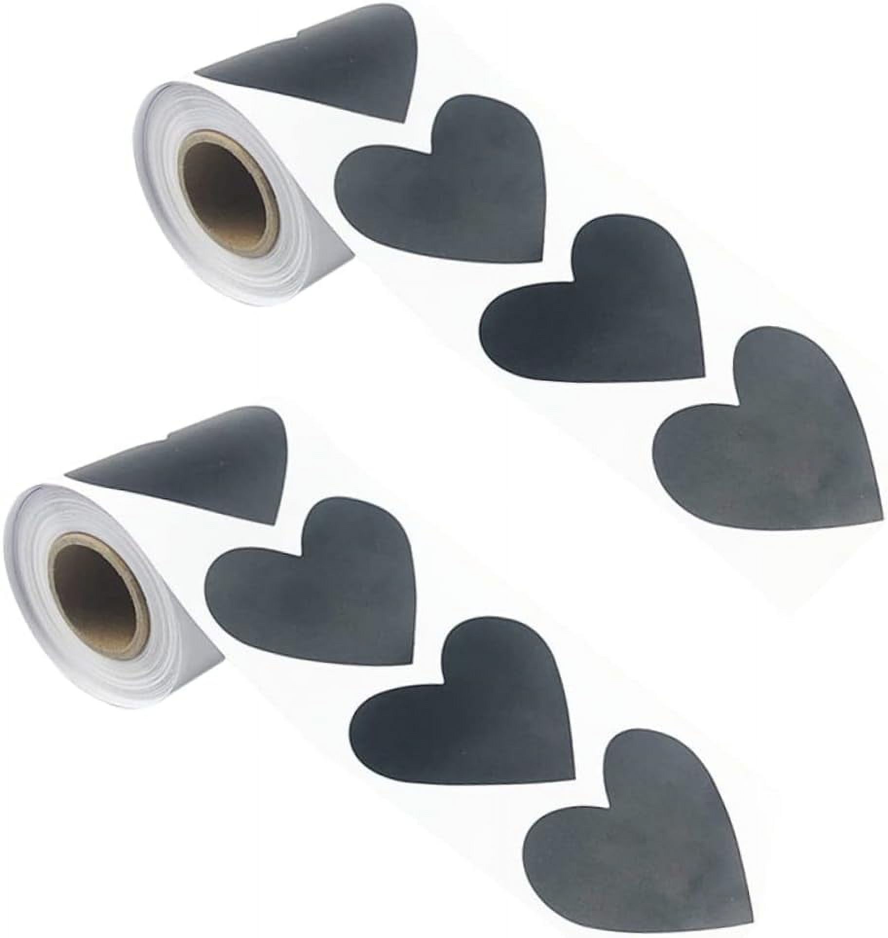 2 Rolls Envelope Labels Adhesive Gift Tags Gift Label Heart Sticker ...