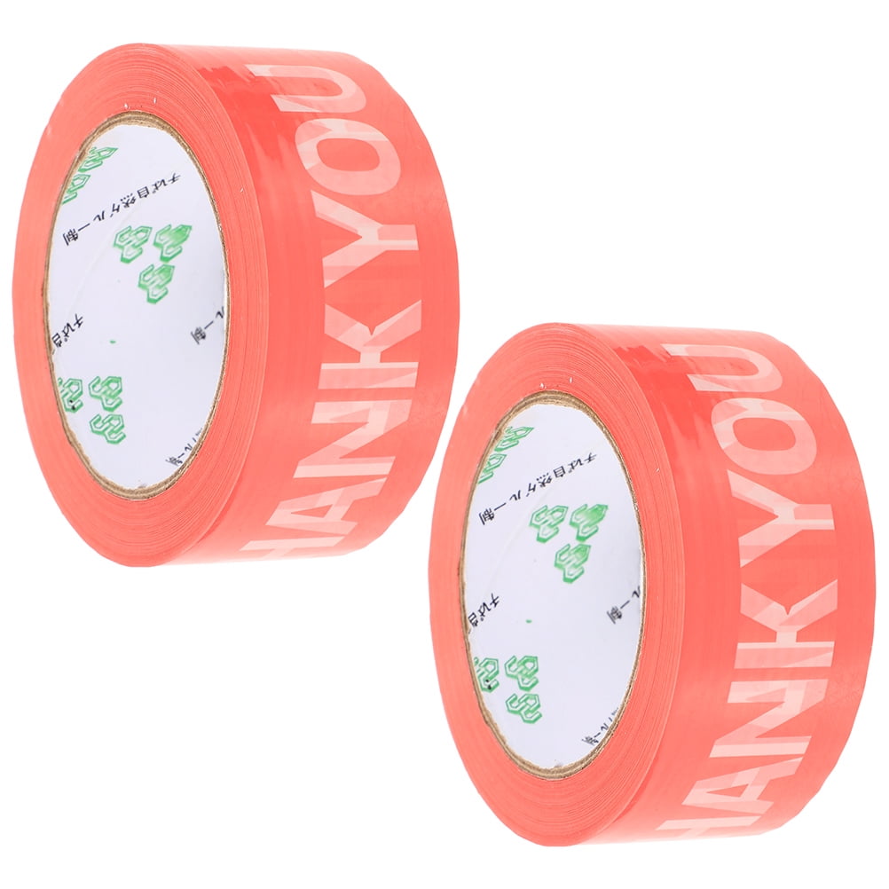 YUNLIGHTS Strong Adhesive Red Packaging Tape for Parcel and Home ...