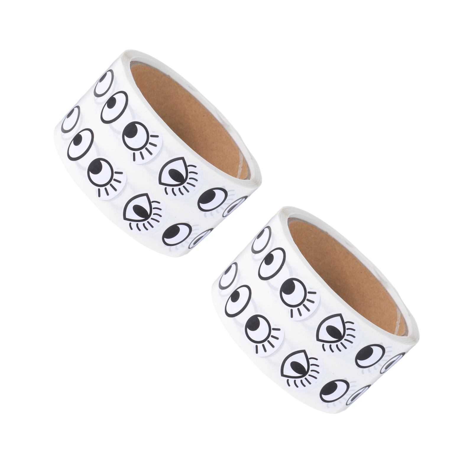 2 Rolls Eye Stickers Eye Labels Stickers Kids Self-Adhesive Googly Eyes ...
