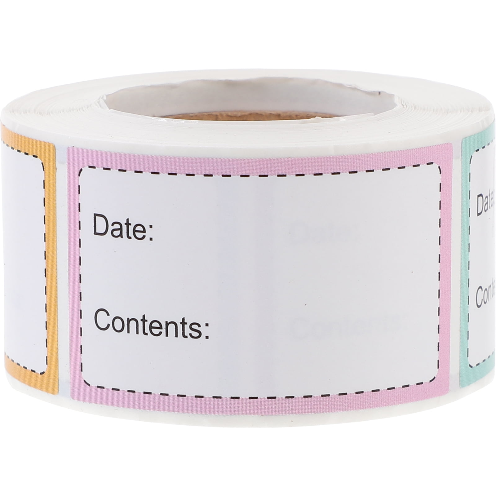 2 Rolls File Identification Stickers Adhesive Tabs Labels for Food ...