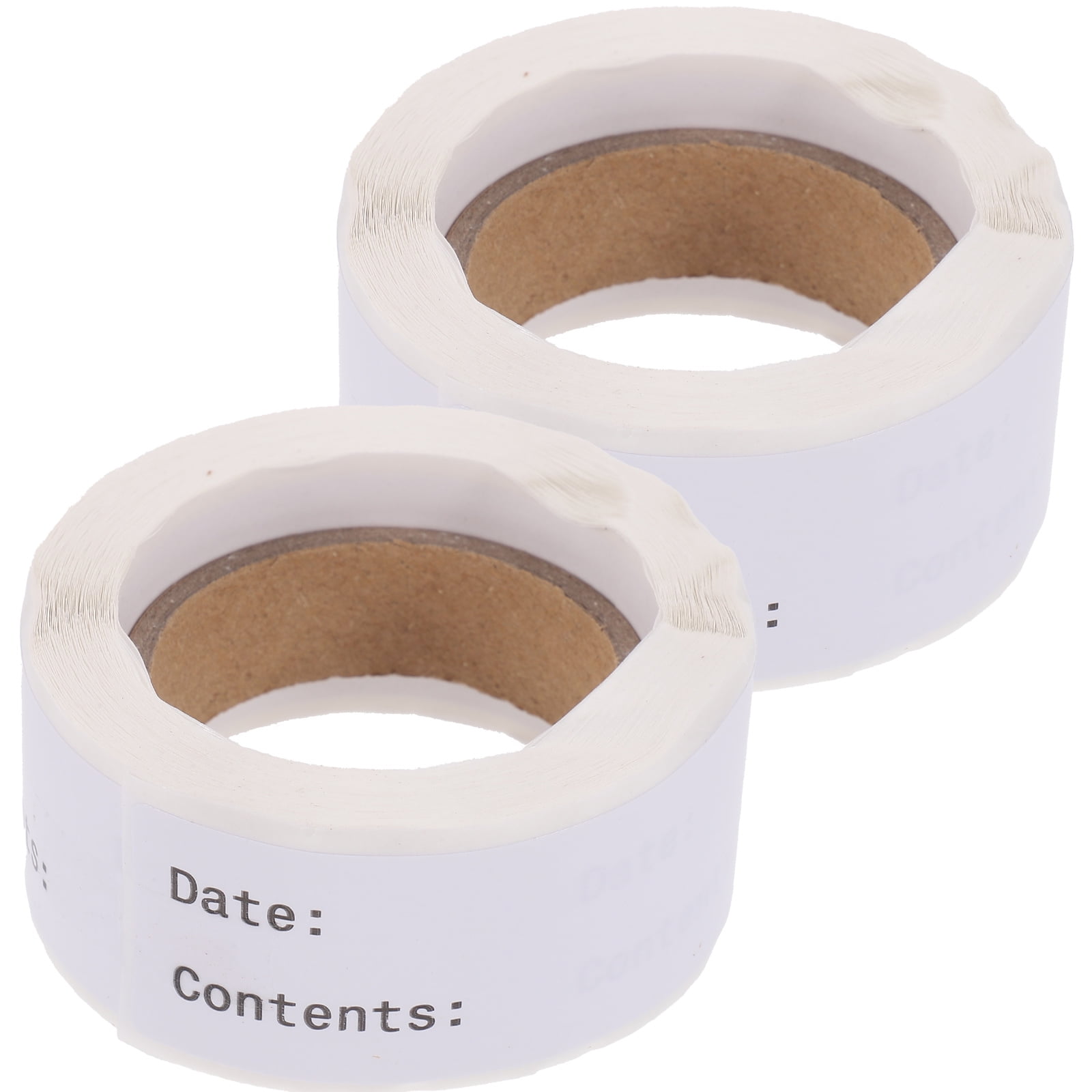 2 Rolls Food Labels Stickers Clear Blank Identification Convenient ...