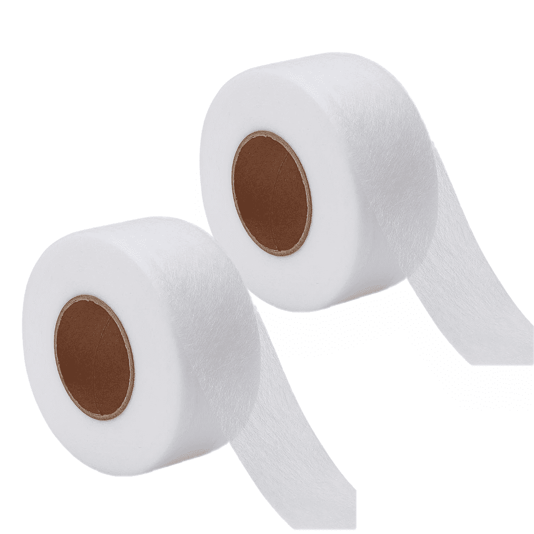 2 Rolls Fusible Batting Seam Tape for Quilt Sewing, White Single-Side ...