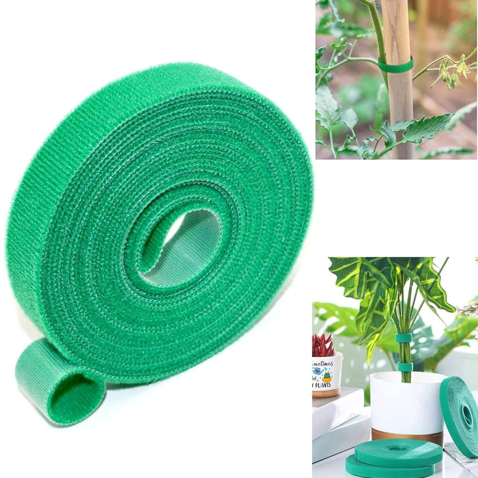 2 Rolls Garden Plant Fixing Ties,10mm*2M Velcro Plant Cane Support for ...