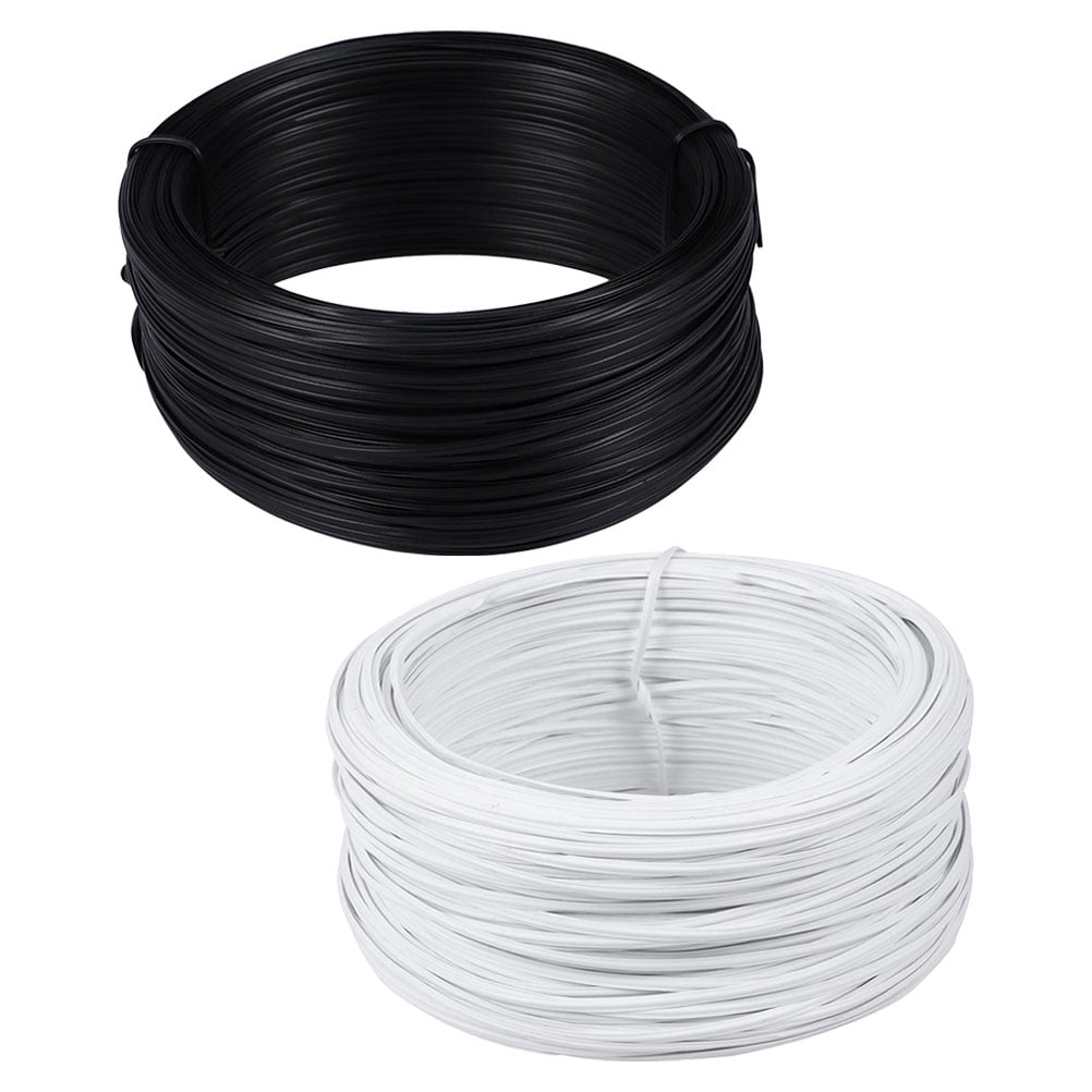 2 Rolls Glued and Tied The Wire Electrical Cable Ties Plant Pvc Coated ...