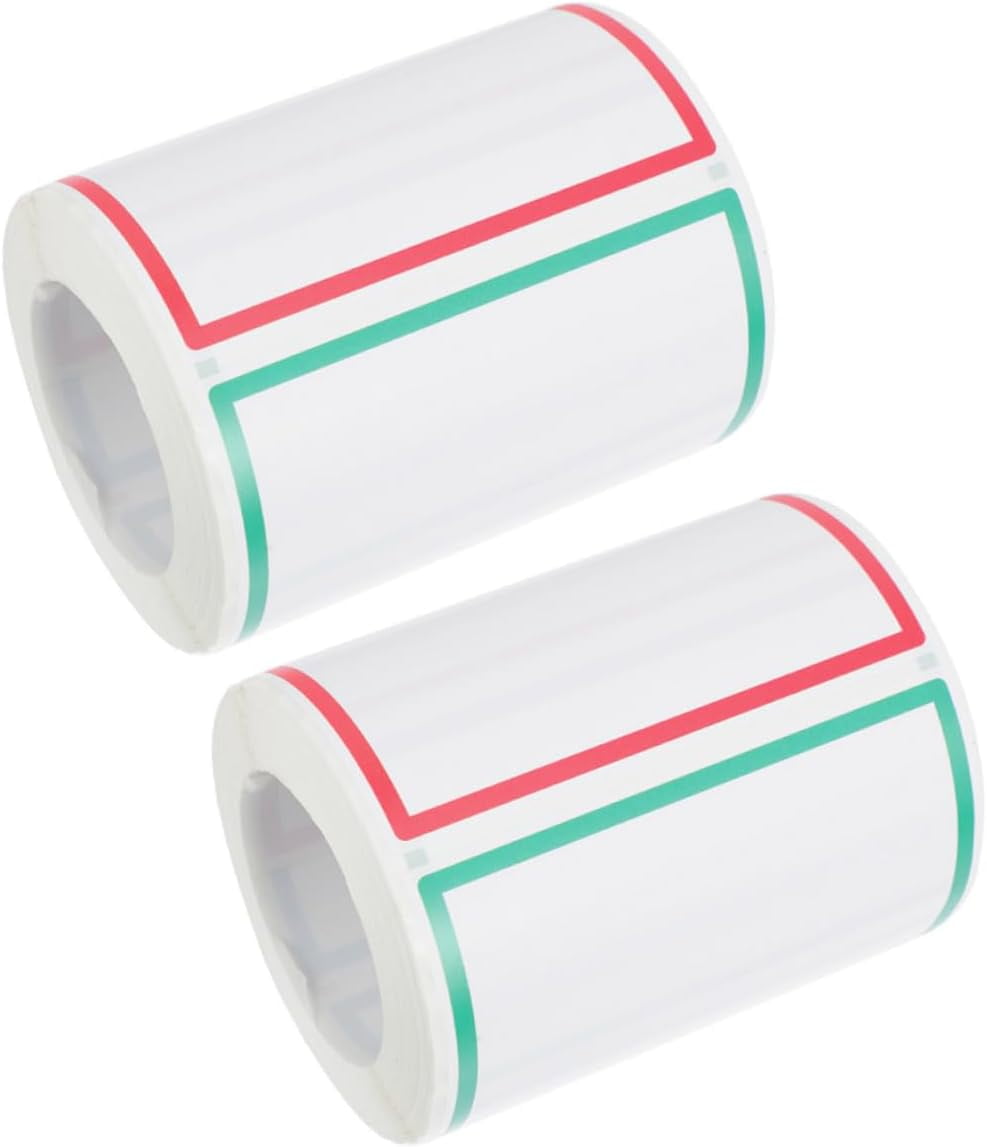 2 Rolls Handwriting Marking Stickers Creative Self-Adhesive Note ...