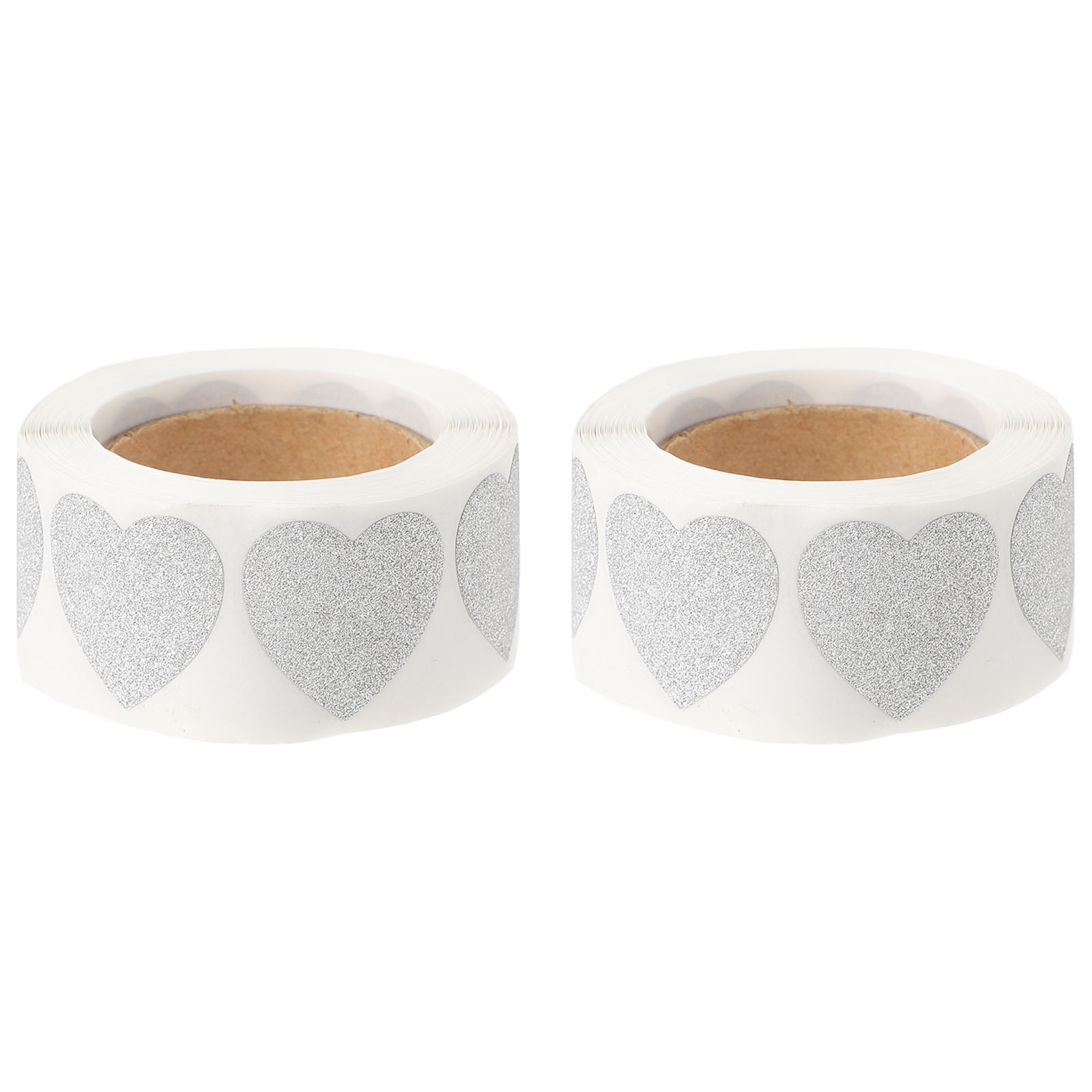 2 Rolls Heart Foam Label Sticker Decal Valentine's Day Stickers ...