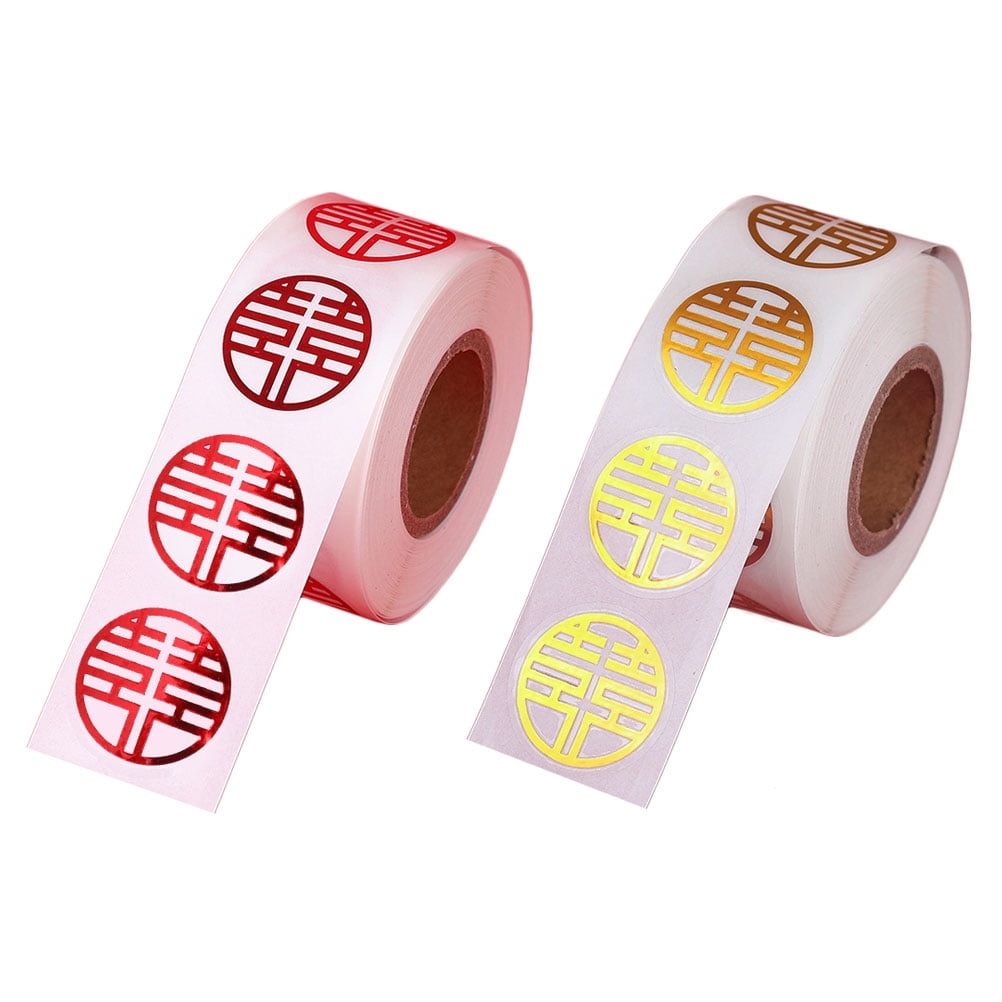 2 Rolls Hi Word Envelope Stickers Gender Reveal Wedding for Souvenirs ...