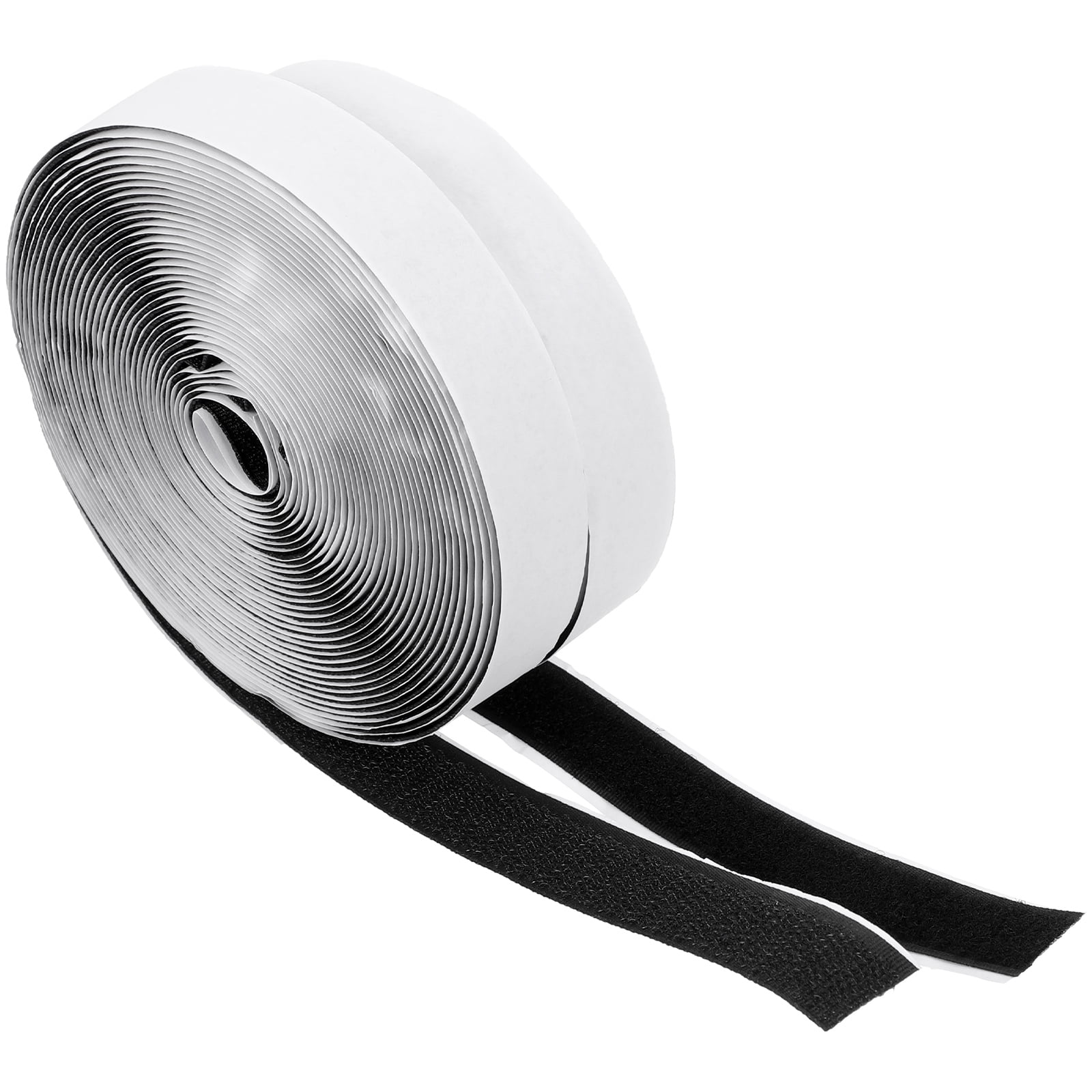 2 Rolls Hooks and Tape Interlocking Tape Roll for Curtain Carpet Fixing ...