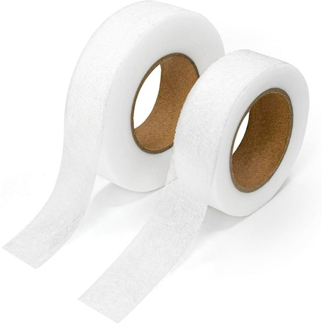 Egsiaanu 2 Rolls Adhesive Hem Tape, No Sewing Iron on Hem Tapes for ...