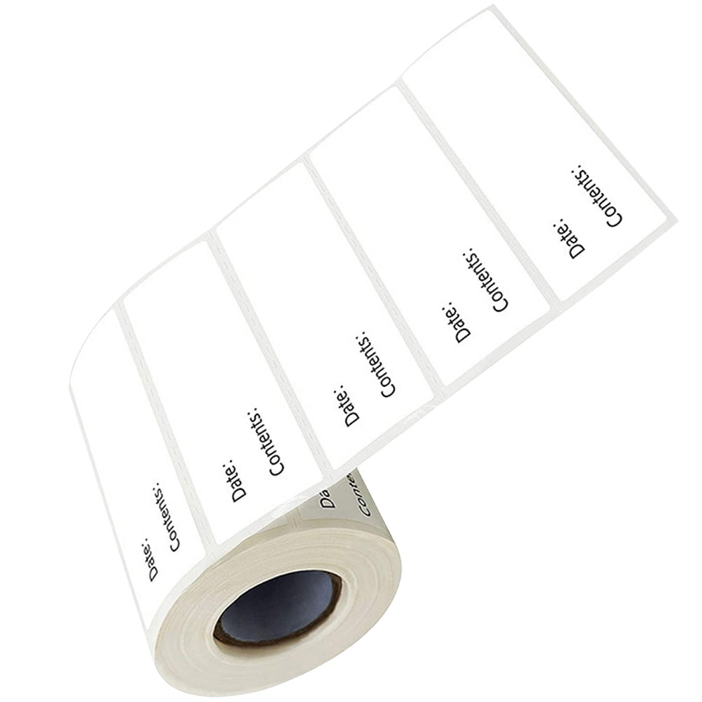 2 Rolls Kitchen Labels Expiration Date Stickers Reusable Food Office ...