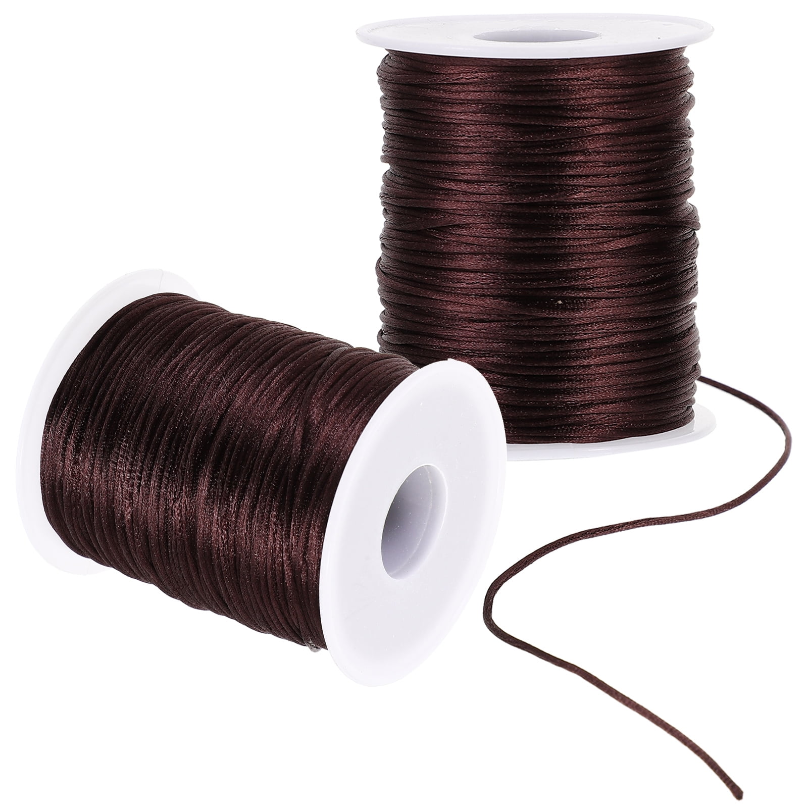 2 Rolls Knitting Thread Bracelet Making Thread Crochet Thread Rolls for ...