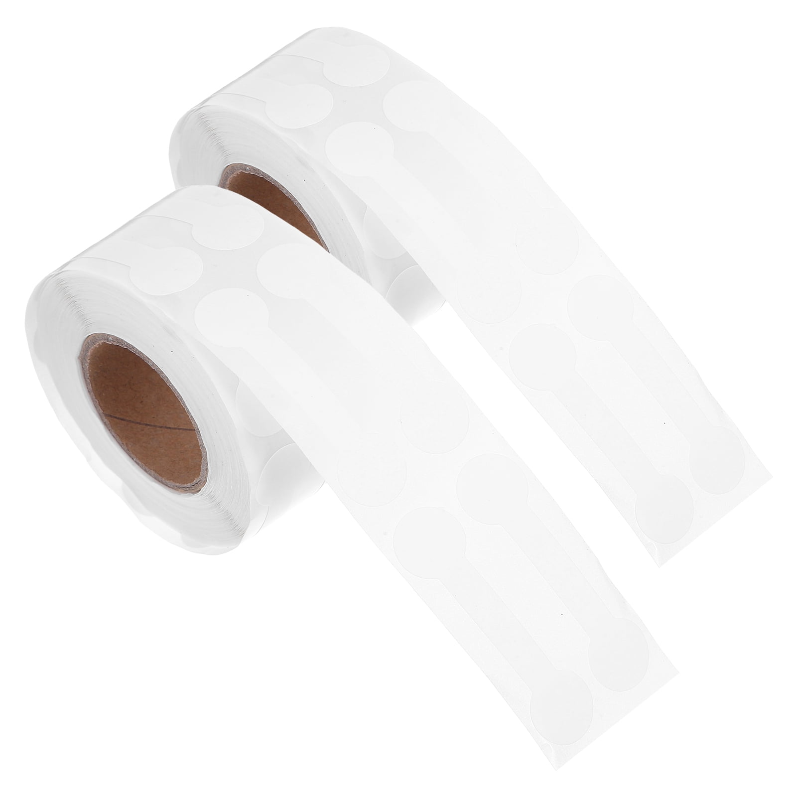 2 Rolls Of Versatile Jewelry Price Label Stickers Kraft Paper Adhesive ...