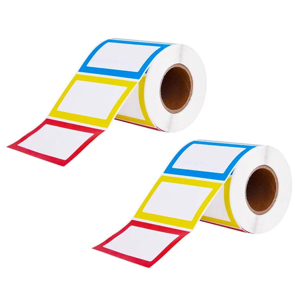 2 Rolls Label Sticker Labels Prices Stickers Tab Name Mark Decals ...