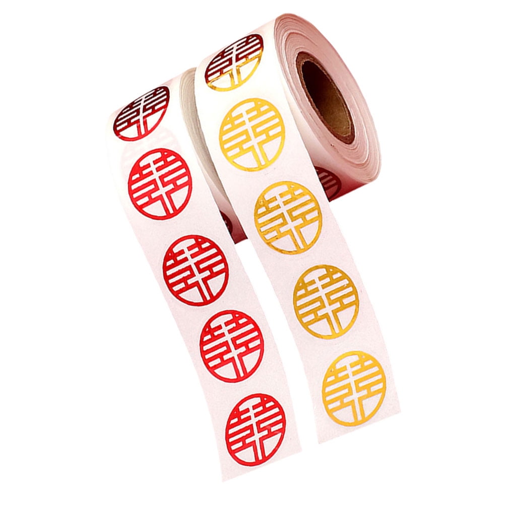 2 Rolls Letter Sealing Stickers Envelopes -adhesive Bride - Walmart.com