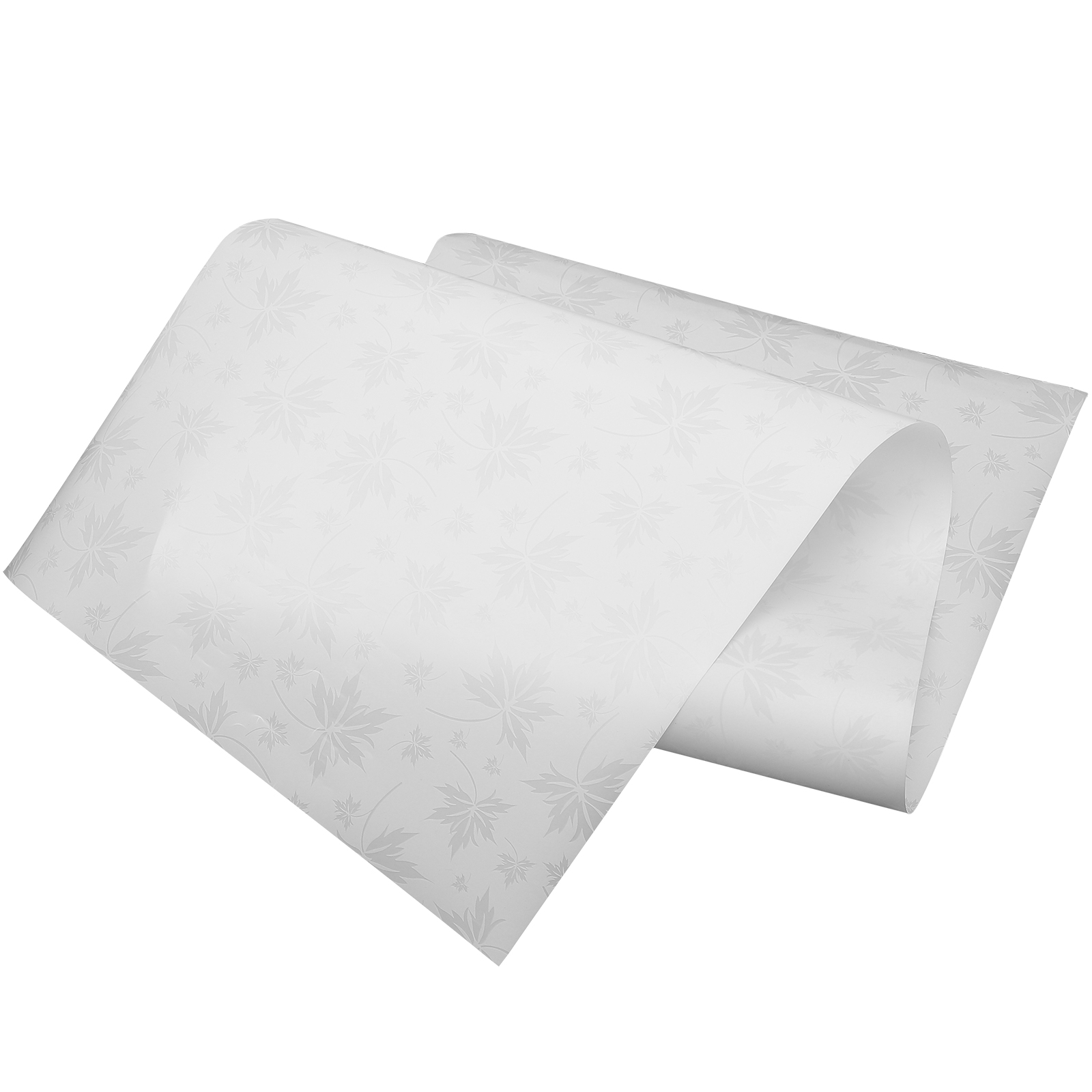 ifundom White Lamp Shade Fabric Material with Maple Leaf Design for ...