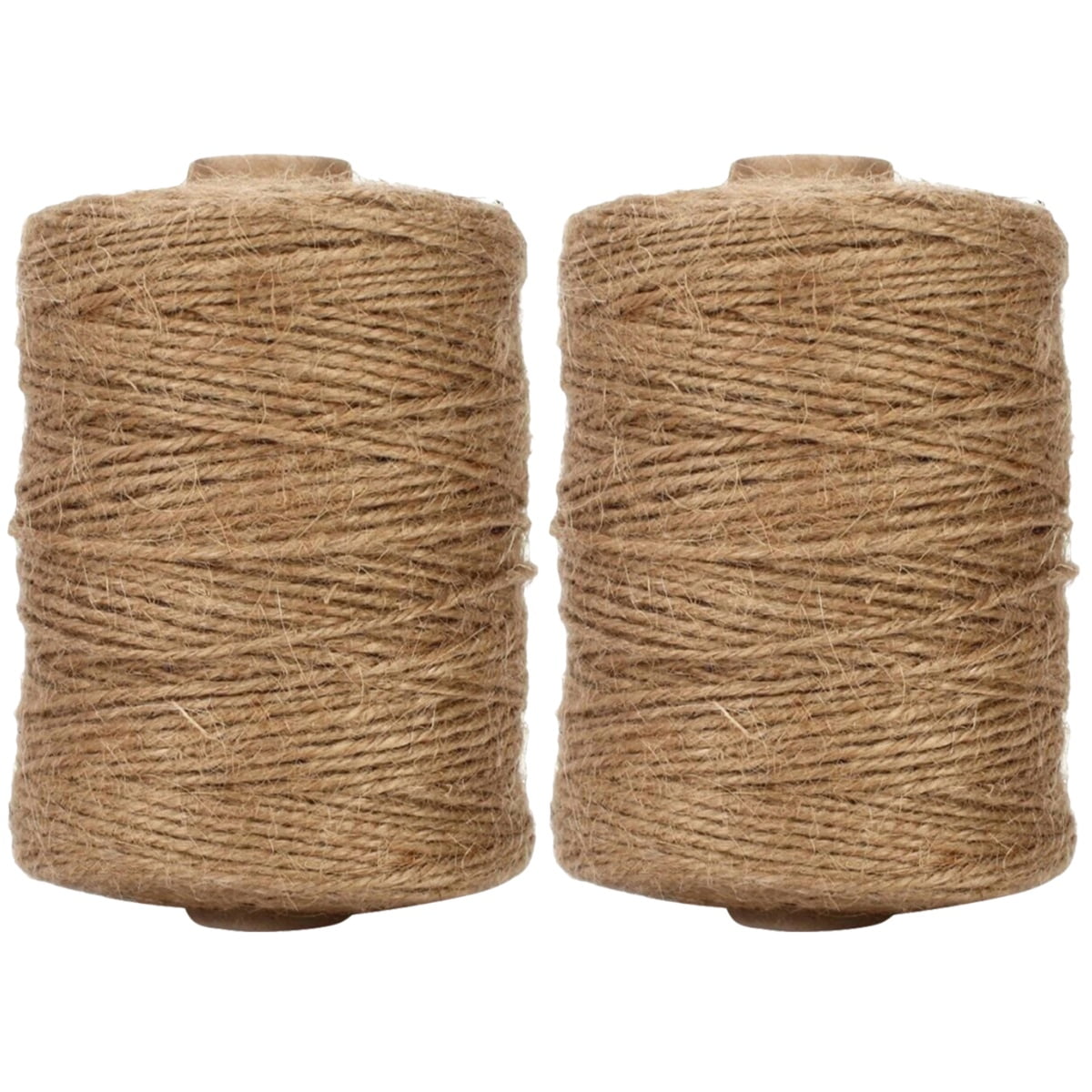 2 Rolls Natural Jute Twine Garden Twine Rope Gift Wrapping Twine Jute ...