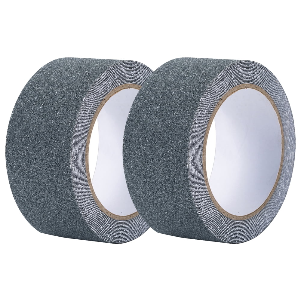 2 Rolls Non Slip Tape PVC Frosted Staircase Sandpaper Tape Self ...