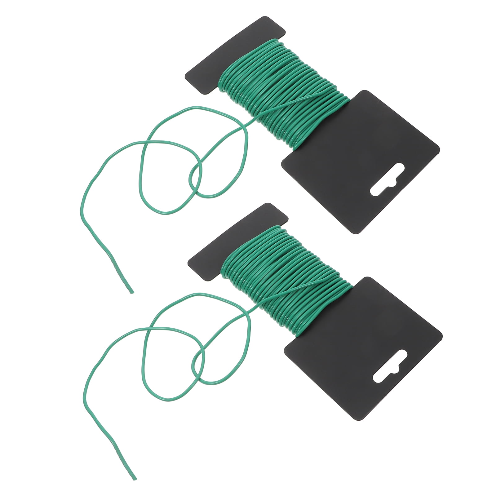 2 Rolls Of Green Garden Wire For Plants Flexible Plant Ties For ...