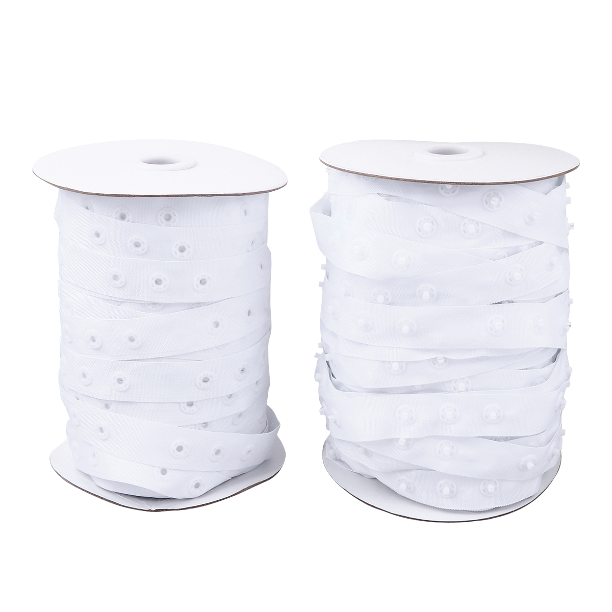 2 Rolls Quilt Cover Snaper DIY Snap Fastener Curtain Press Button Snap ...