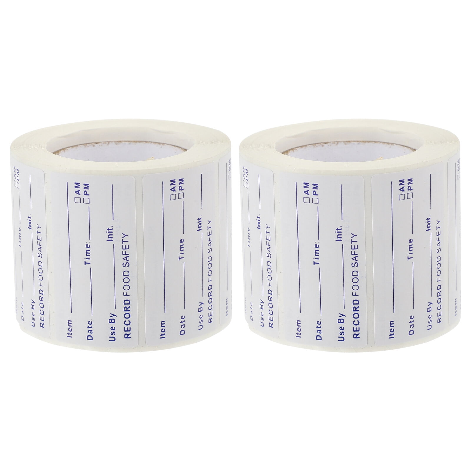 2 Rolls Adhesive Food Storage Labels Date Stickers for Containers ...