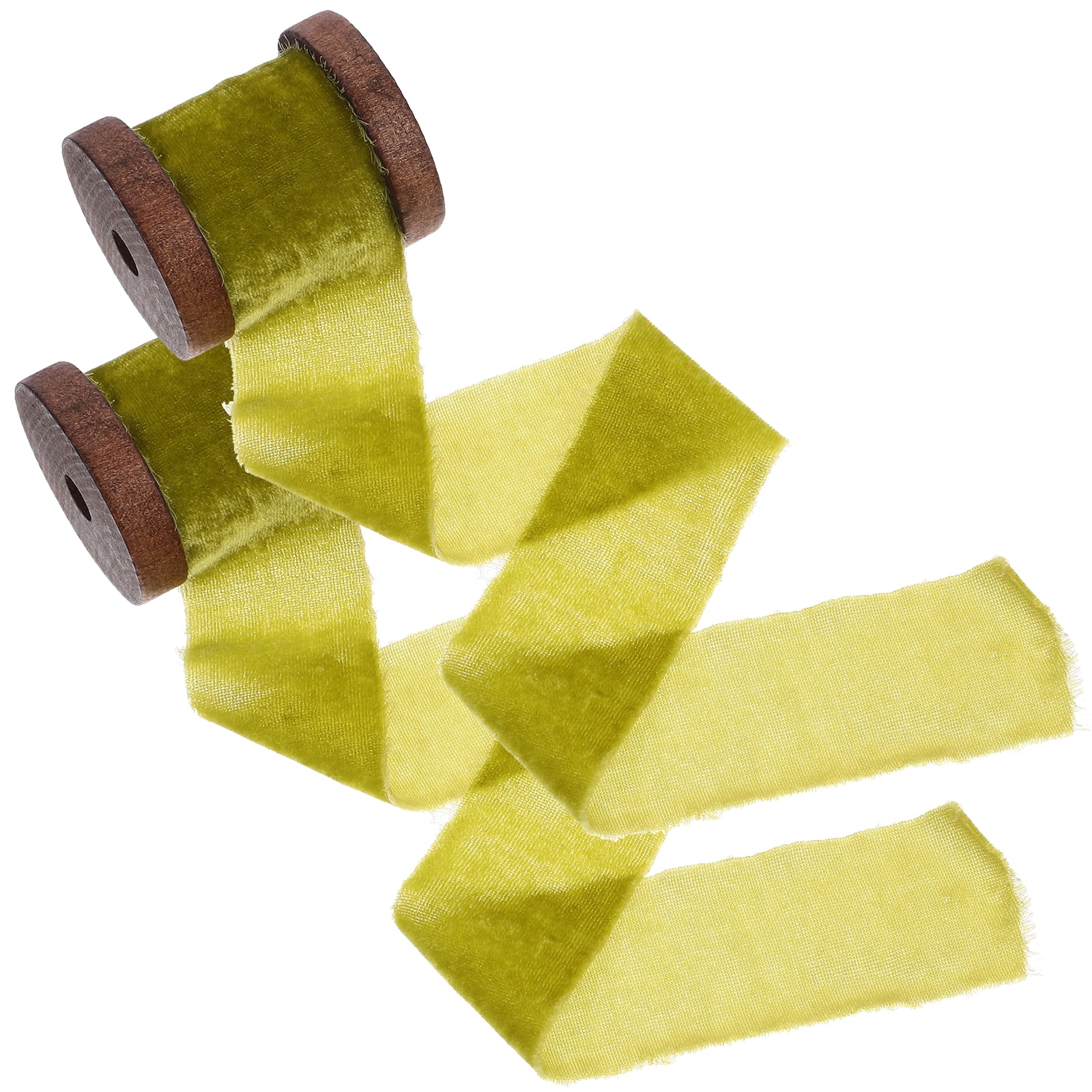 2 Rolls Ribbon Gift Wrapping Burlap Ribbon Gift Wrapping Ribbon Present ...