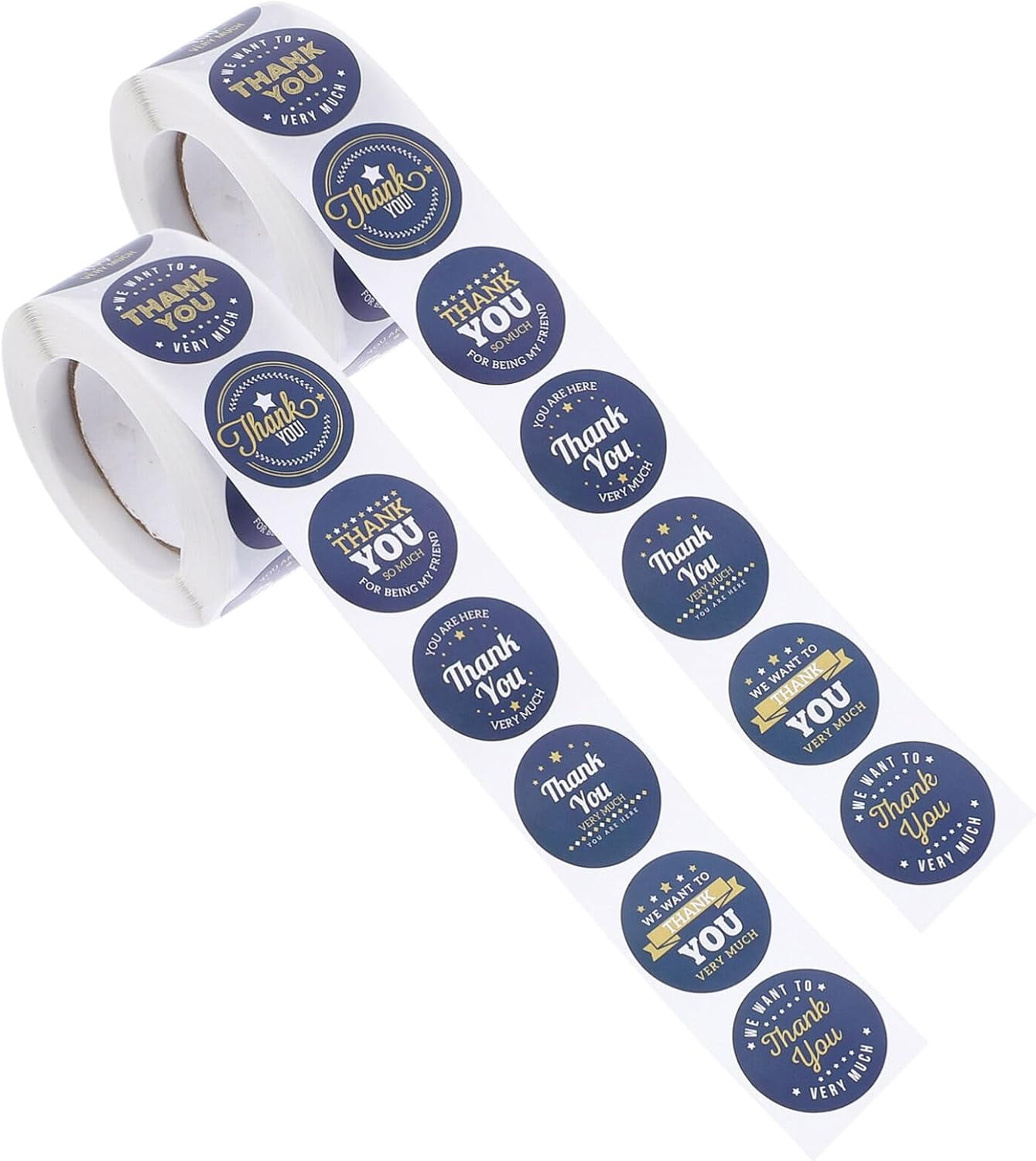 2 Rolls Roll Thank You Sticker Teacher Appreciation Stickers Envelope ...