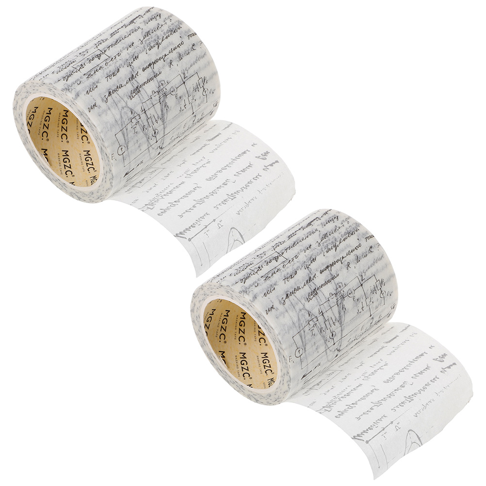 2 Rolls Scrapbooking Washi Tape Notebook DIY Washi Tape Decorative ...