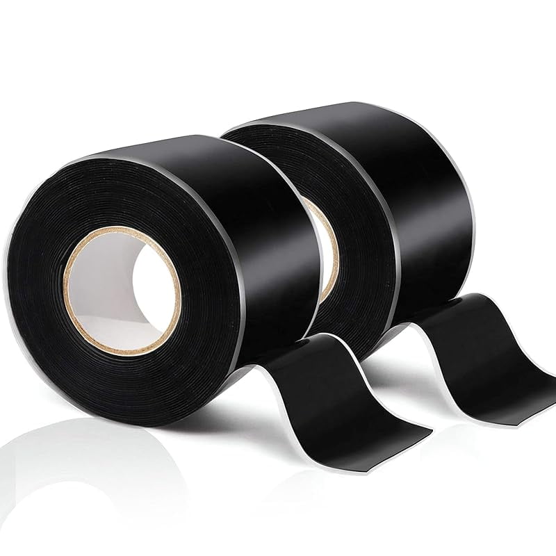 2 Rolls Self Fusing Silicone Tape - 1in(W) X 10ft(L) Waterproof Tape ...