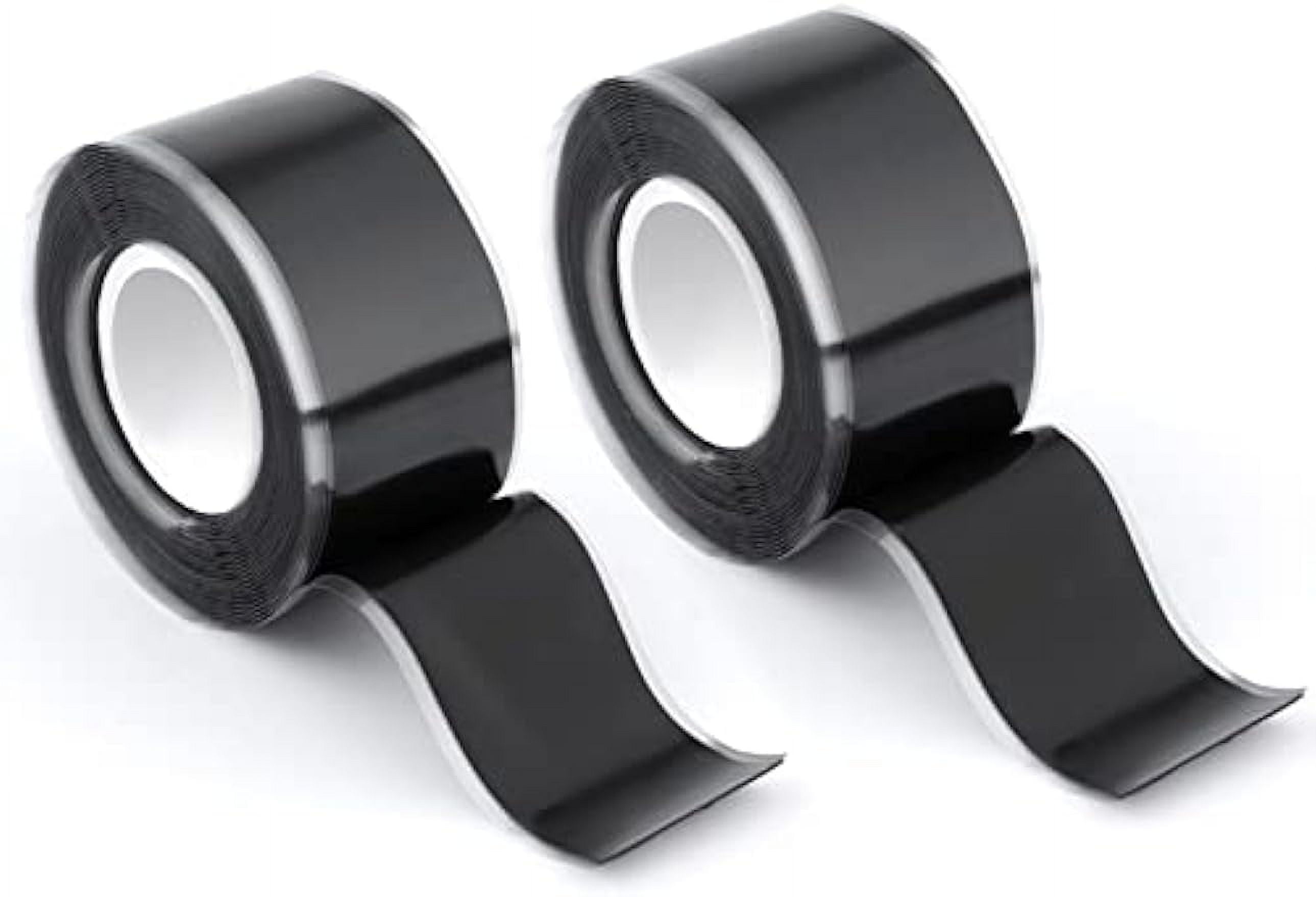 2 Rolls Self-Fusing Silicone Tapes, 1in x 10ft Self Sealing Fusing ...