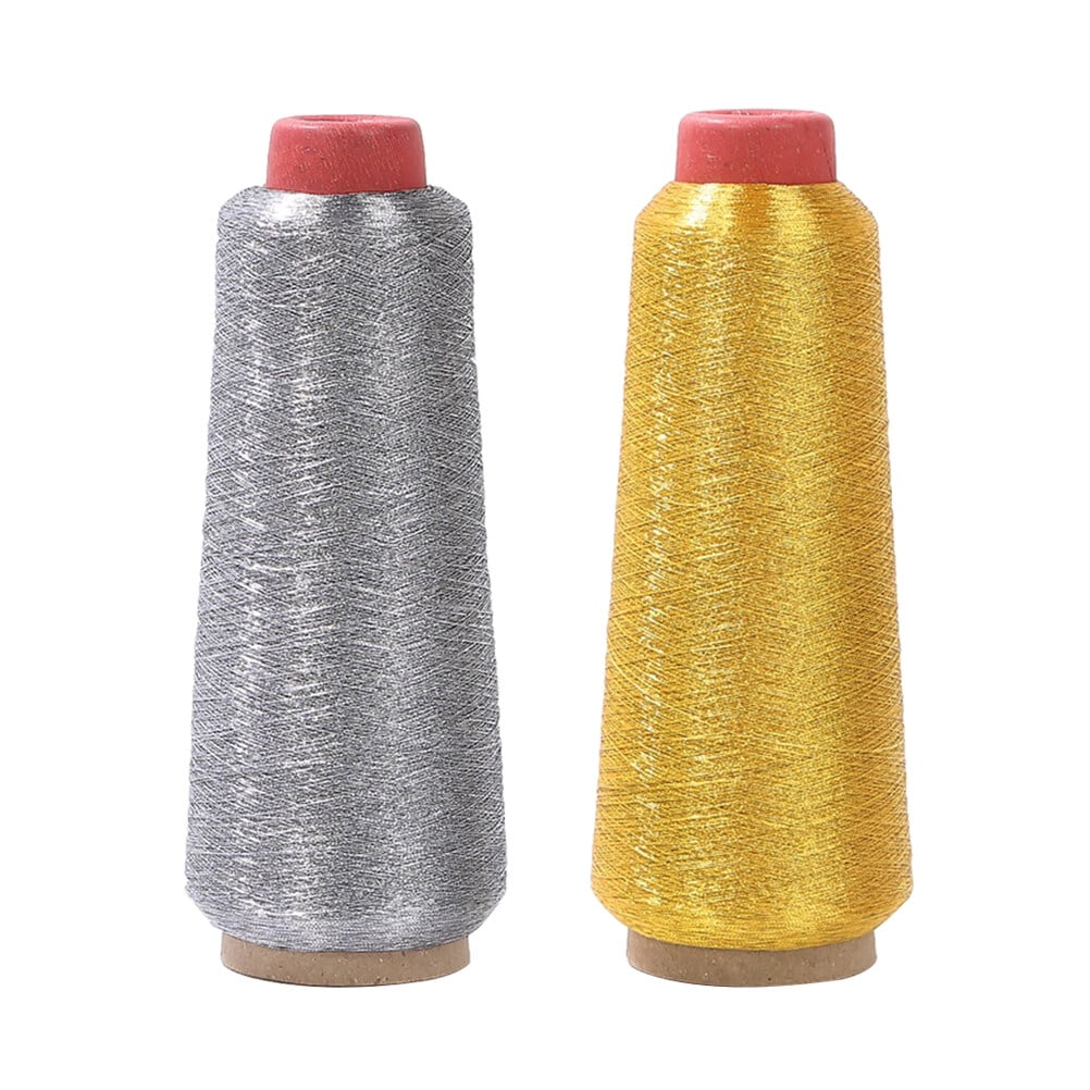 2 Rolls Silver Embroidery Thread Sewing Cross Stitch - Walmart.com
