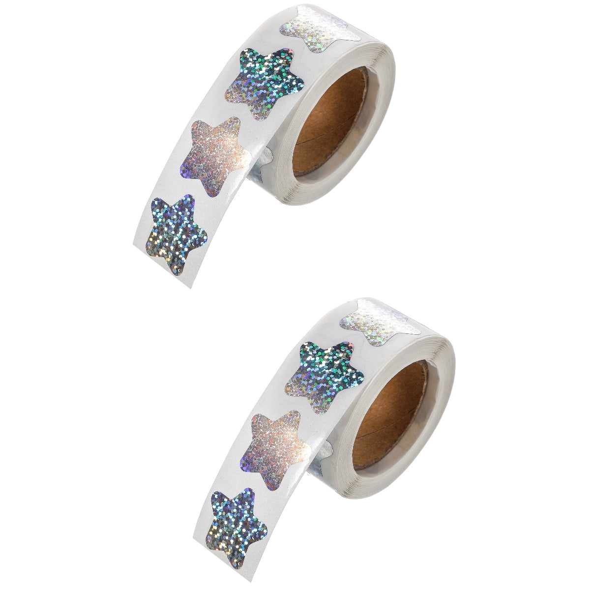2 Rolls Star Stickers for Face Reward Kids Point Oval Toddler - Walmart.com