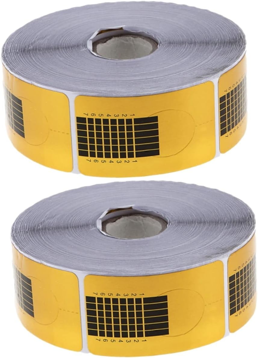 2 Rolls Stich Stickers Nail Stickers Nail Extension Tools Fingernail ...