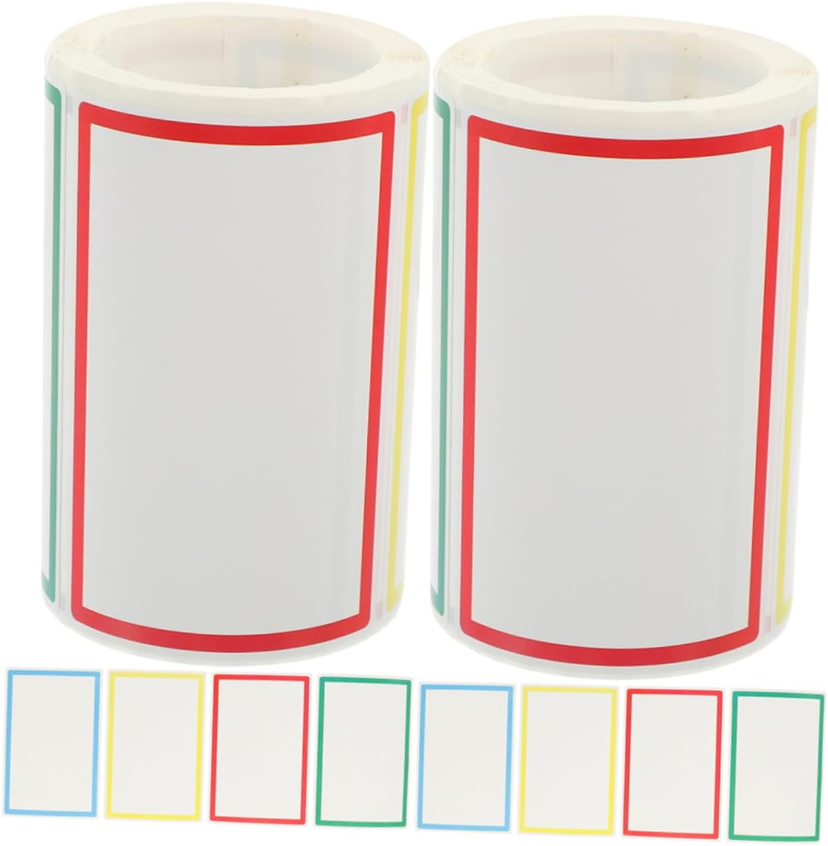 2 Rolls Sticker Letter Stickers Sticker Sheets for Colored Labels Empty ...