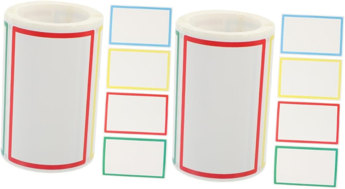 2 Rolls Sticker Removable Labels Impresora De Sticker Chalkboard ...