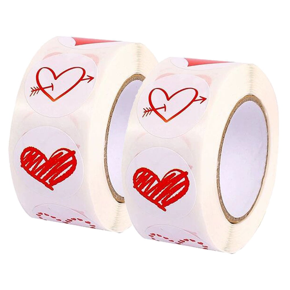 2 Rolls Sticker Seals Stickers Easy to Remove Stickers 2.5x2.5cm ...
