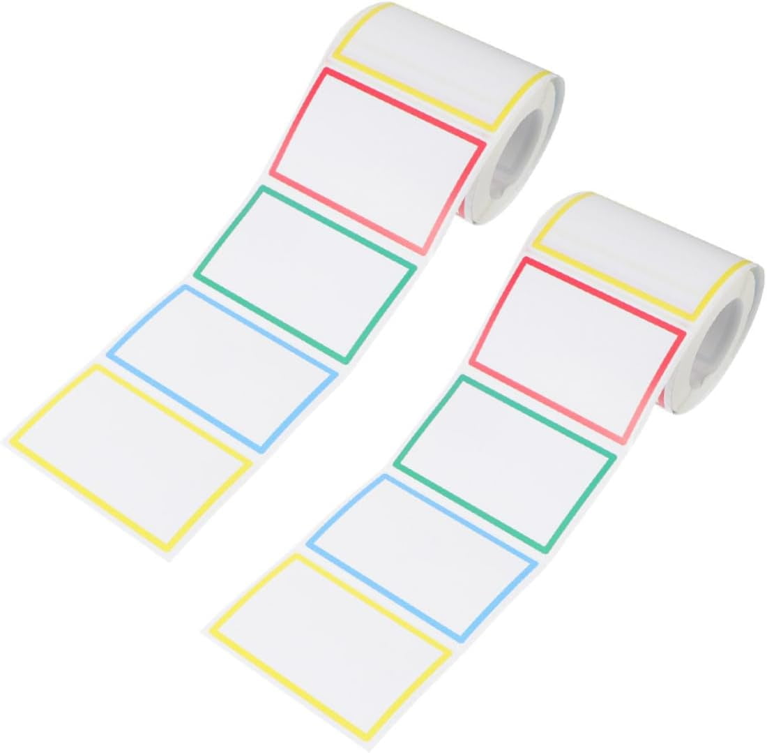 2 Rolls Stickers Classified Marking Sticker Name Tags Sicker ...
