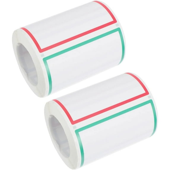 2 Rolls Stickers Colored Labels Ordinary Notes Cartoon Stickers ...