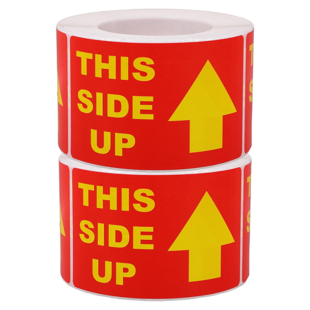 2 Rolls Stickers for Shipping Moving Packing Business Glass Big Warning ...