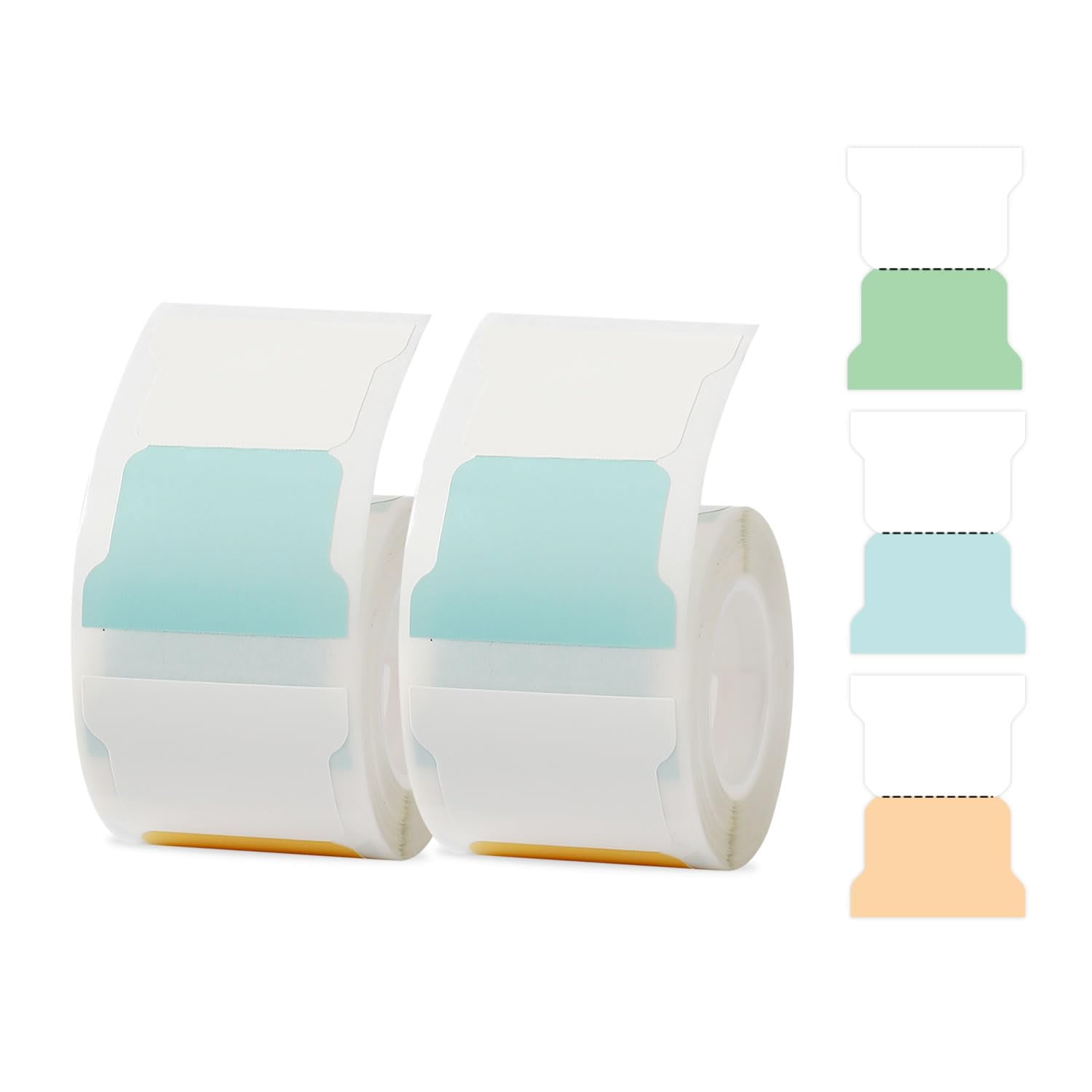 2 Rolls Sticky Index Tabs, Repositionable File Tabs Flags Colored Page ...