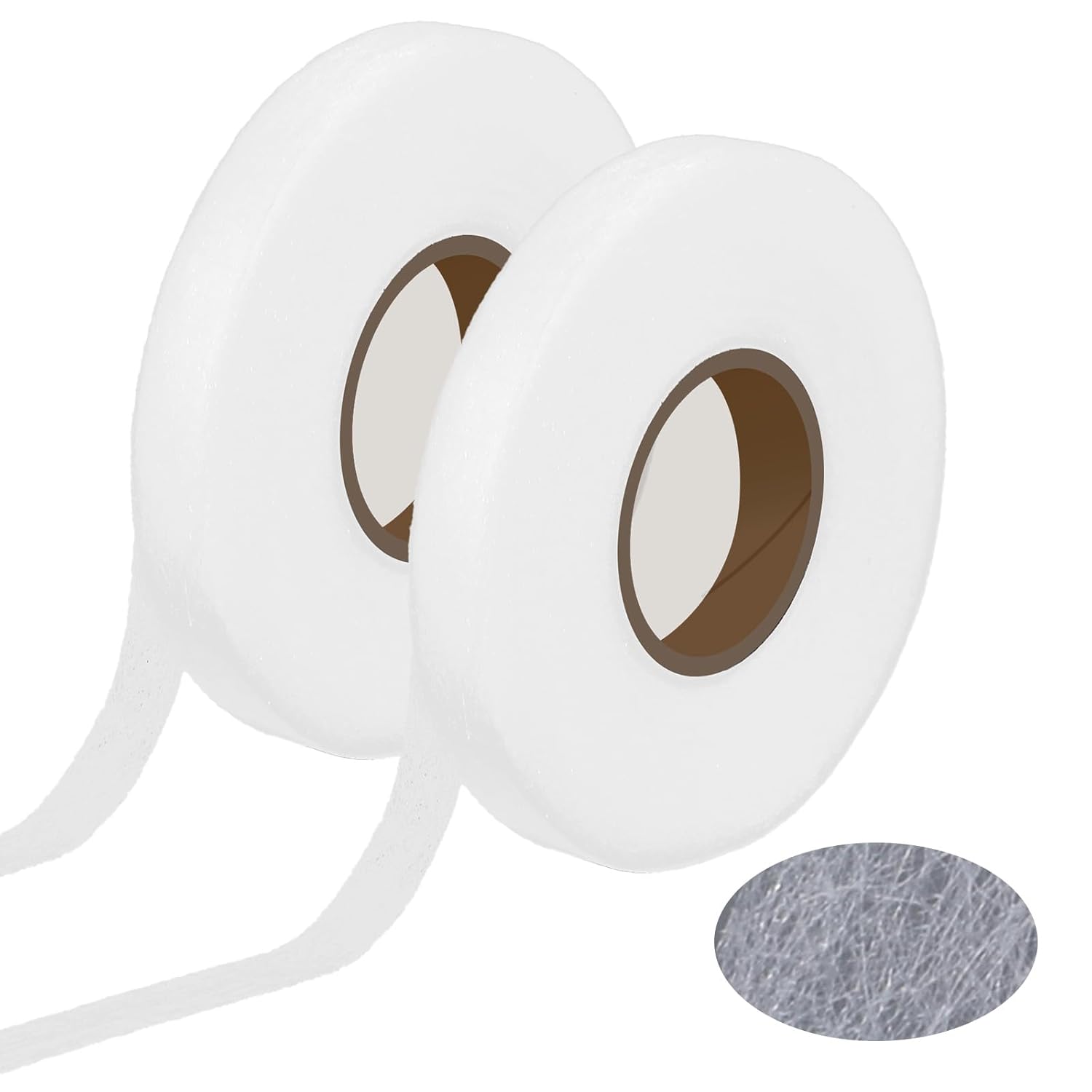 2 Rolls Stitch Witchery Hemming Tape, 1/2 Inch x 55 Yards Iron on ...