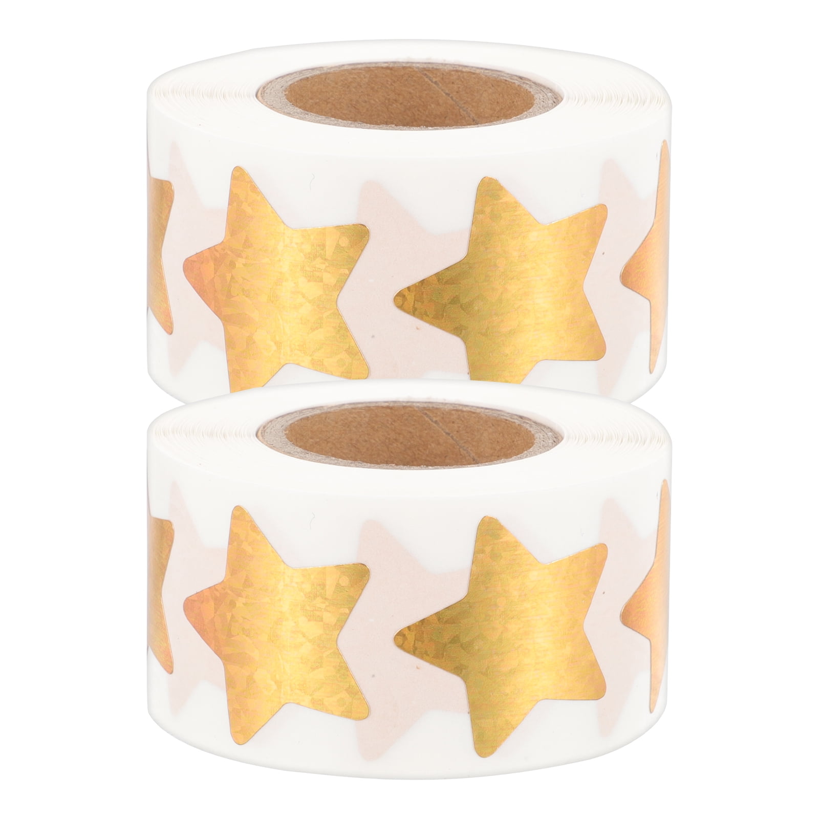 2 Rolls Tag Batch Glitter Star Sticker Self-adhesive Stickers Child ...